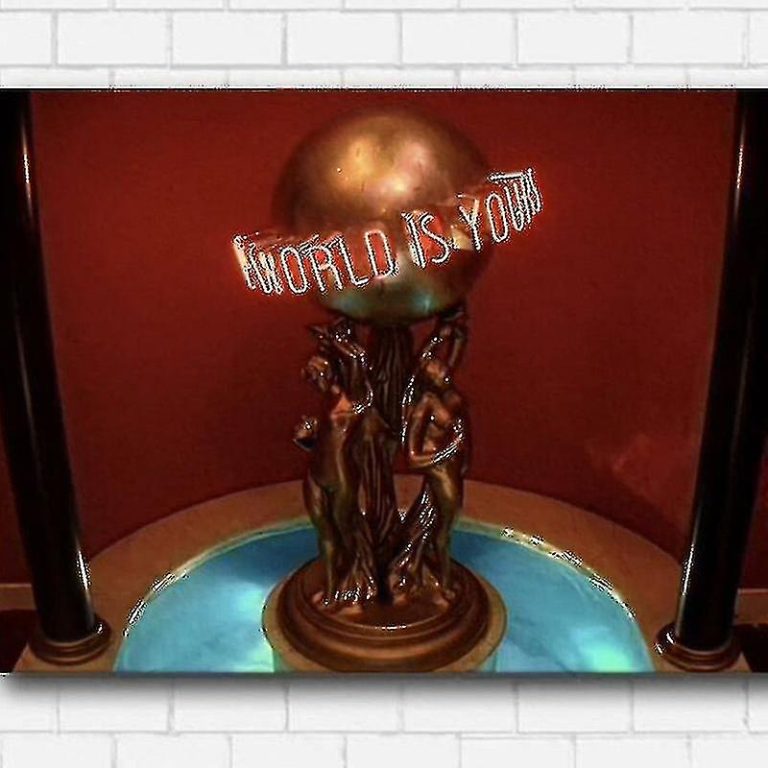 world is yours statue - Antedo